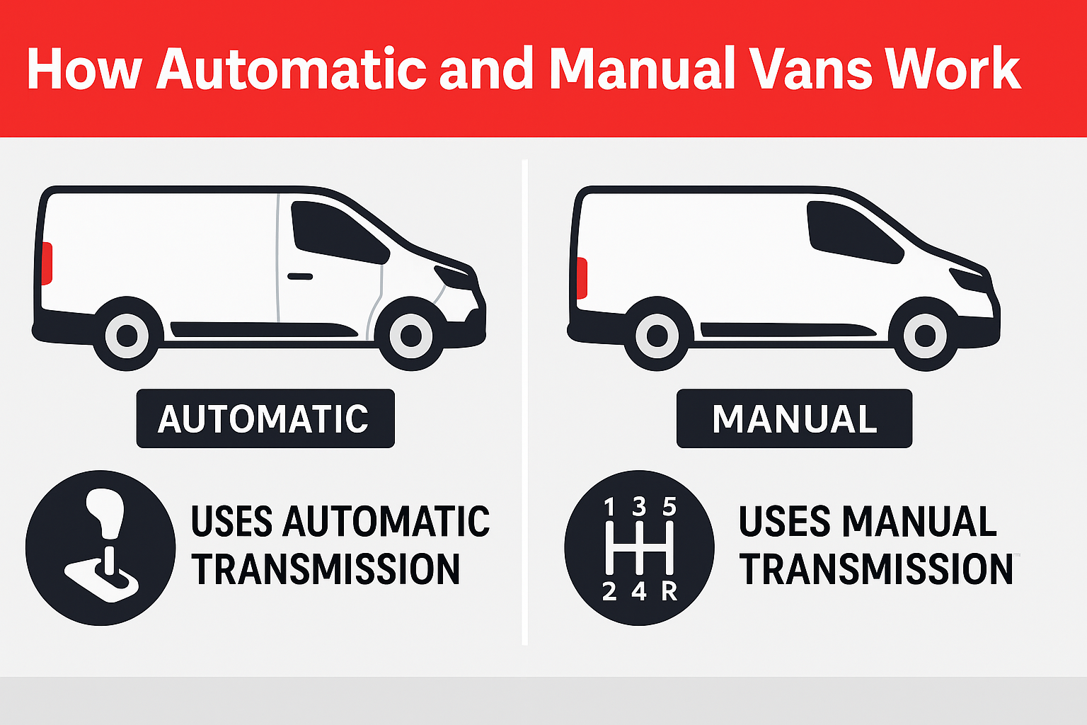 Automatic vs Manual Vans Guide | Loads of Vans
