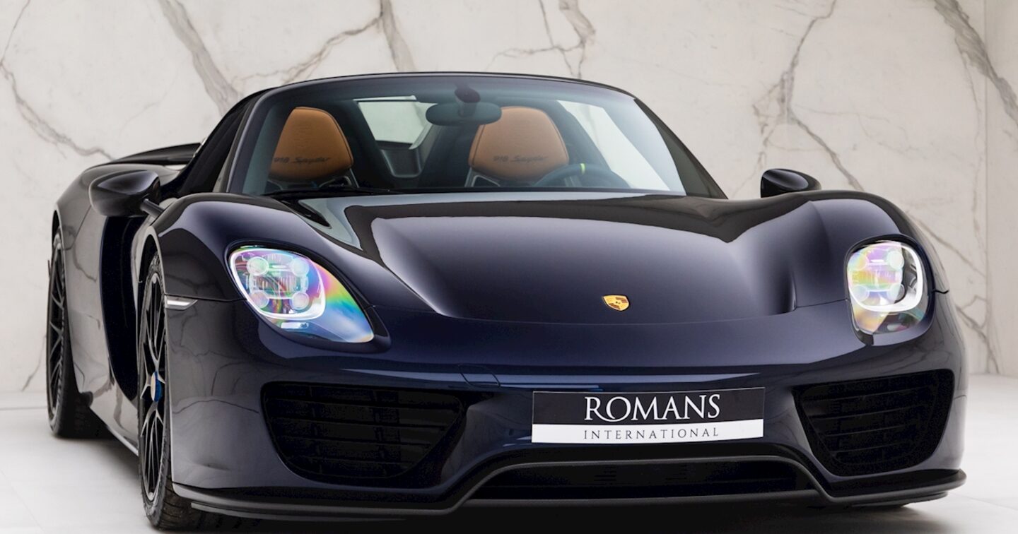 Used Porsche 918 Spyder Weissach for sale | Midnight Blue