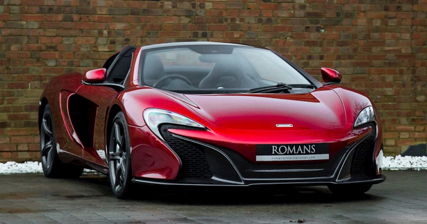 Used McLaren 650S Spider for sale | Volcano red