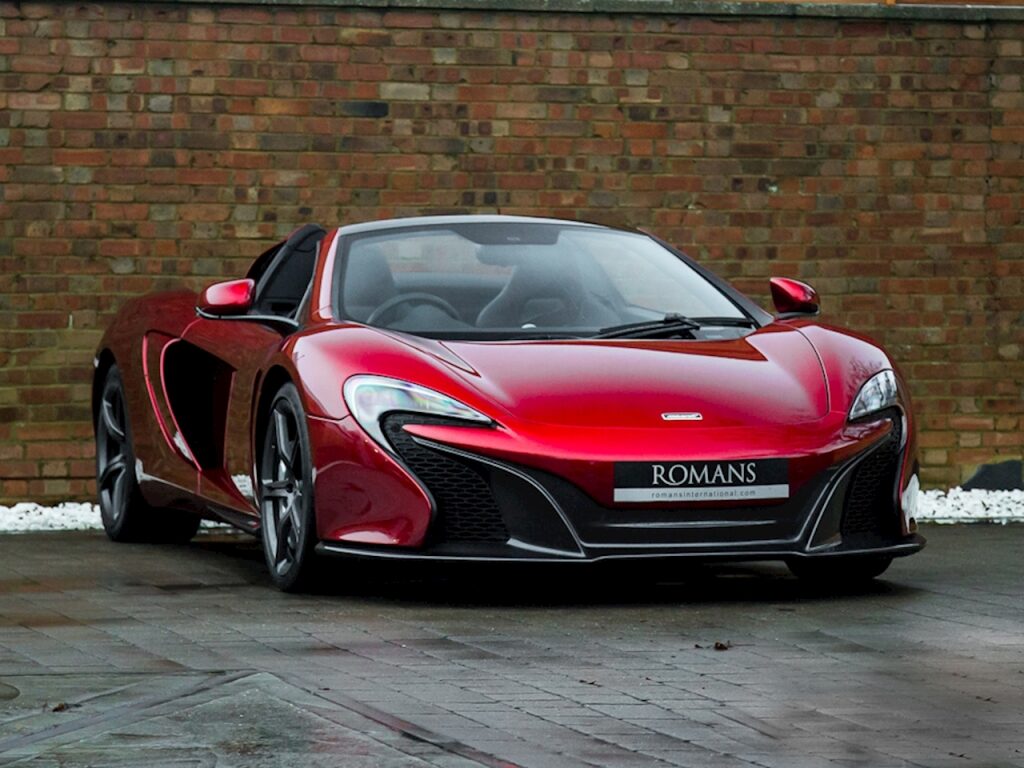Used McLaren 650S Spider for sale | Volcano red