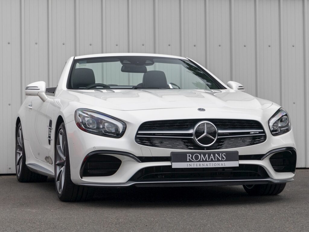 Used Mercedes-Benz SL Class SL63 for sale | Designo Diamond White Metallic