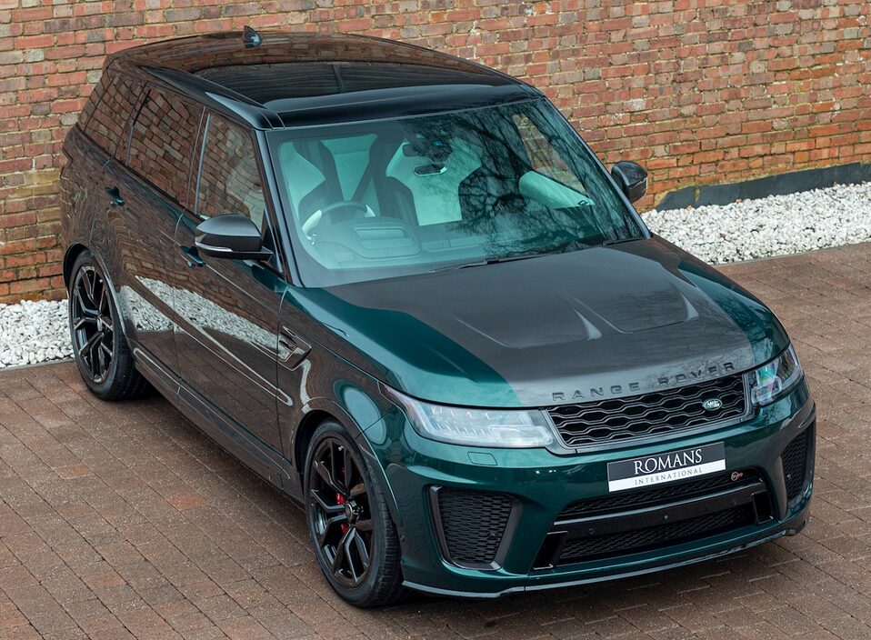 Used Land Rover Range Rover Sport 5.0 SVR for sale | British Racing Green