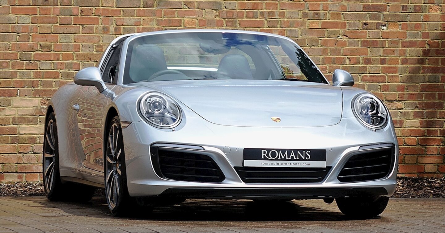 Used Porsche 911 (991) Targa 4S for sale | Rhodium silver
