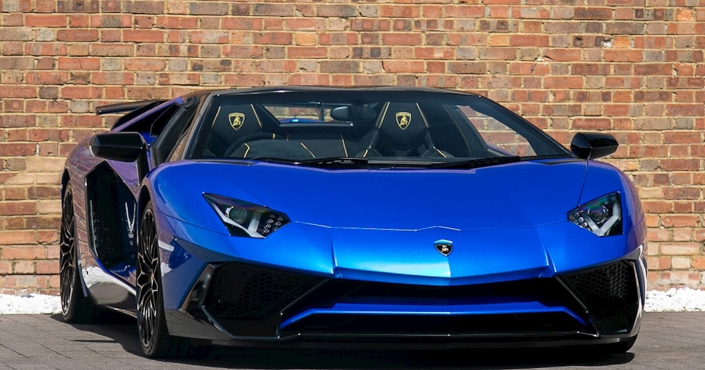 Used Lamborghini Aventador SV LP750-4 Roadster for sale | Blue Nethuns
