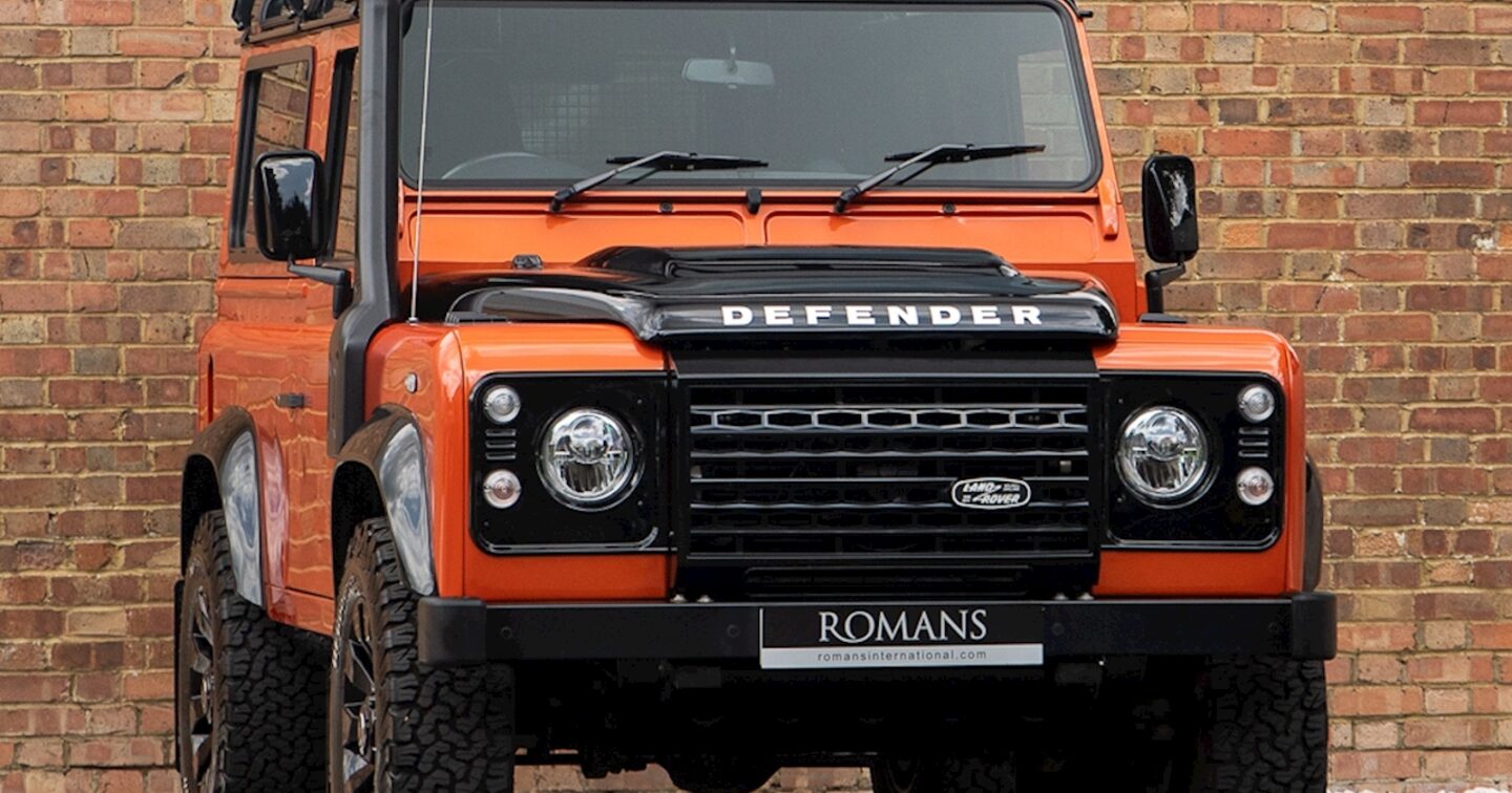 Used Land Rover Defender 90 Adventure Edition for sale | Phoenix Orange
