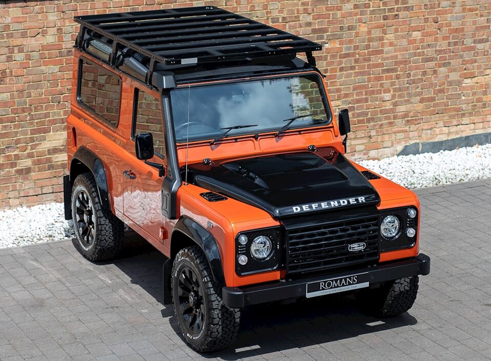 Used Land Rover Defender 90 Adventure Edition for sale | Phoenix Orange