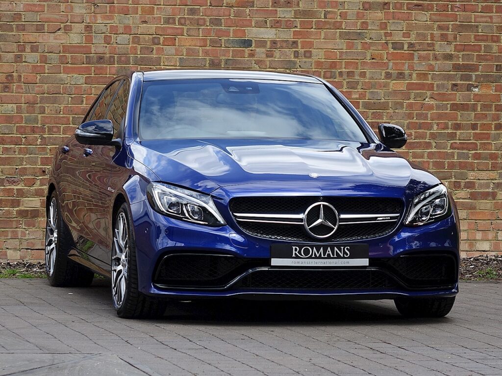 Used Mercedes-Benz C Class C63 Saloon for sale | Brilliant Blue Metallic