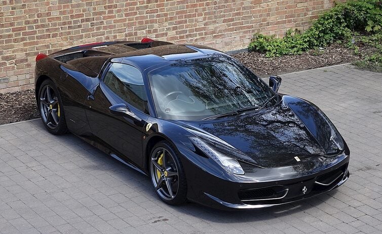 Used Ferrari 458 Spider for sale | Nero Daytona