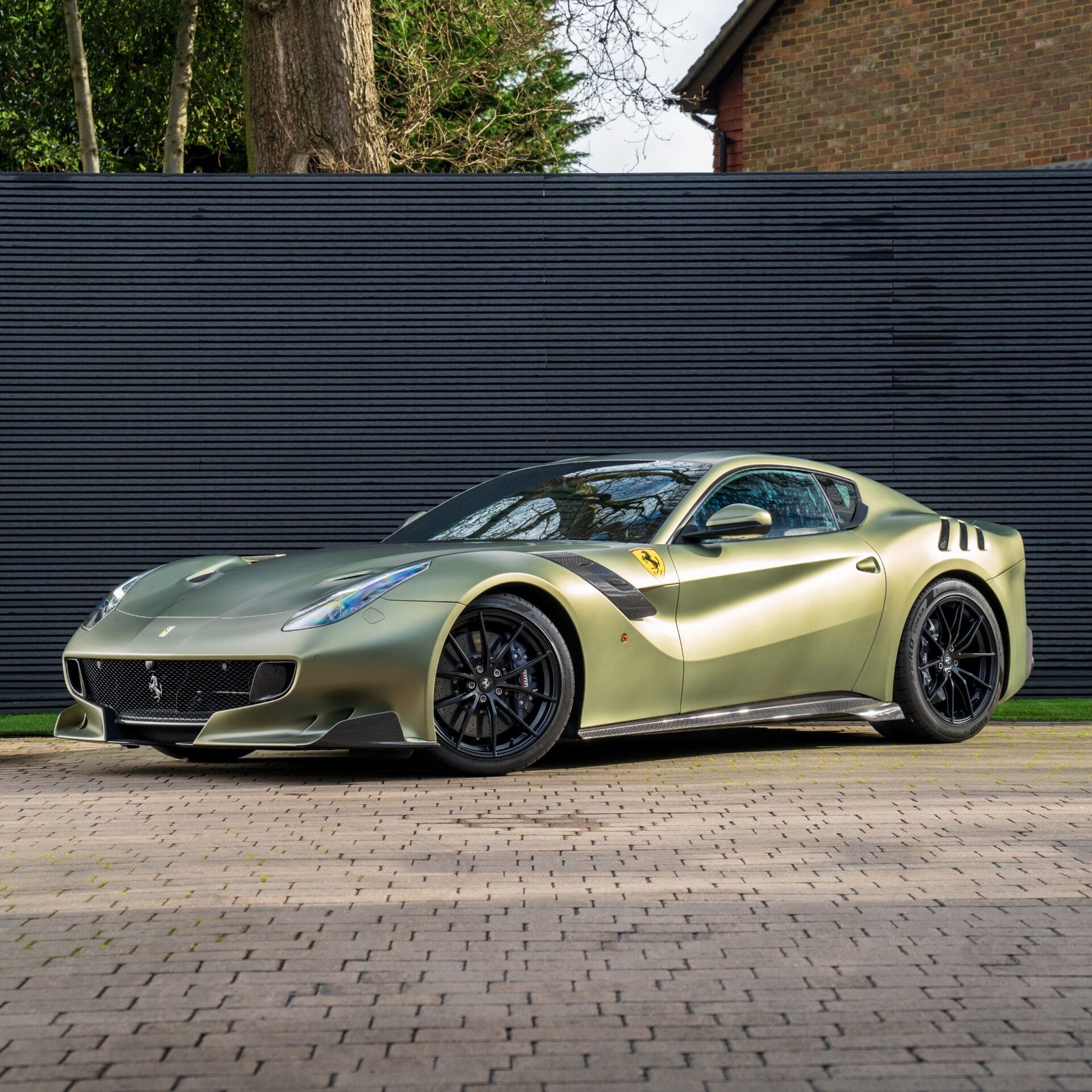 Used Ferrari F12 TDF 'Il Mostro' for sale | Verde Masoni Matte