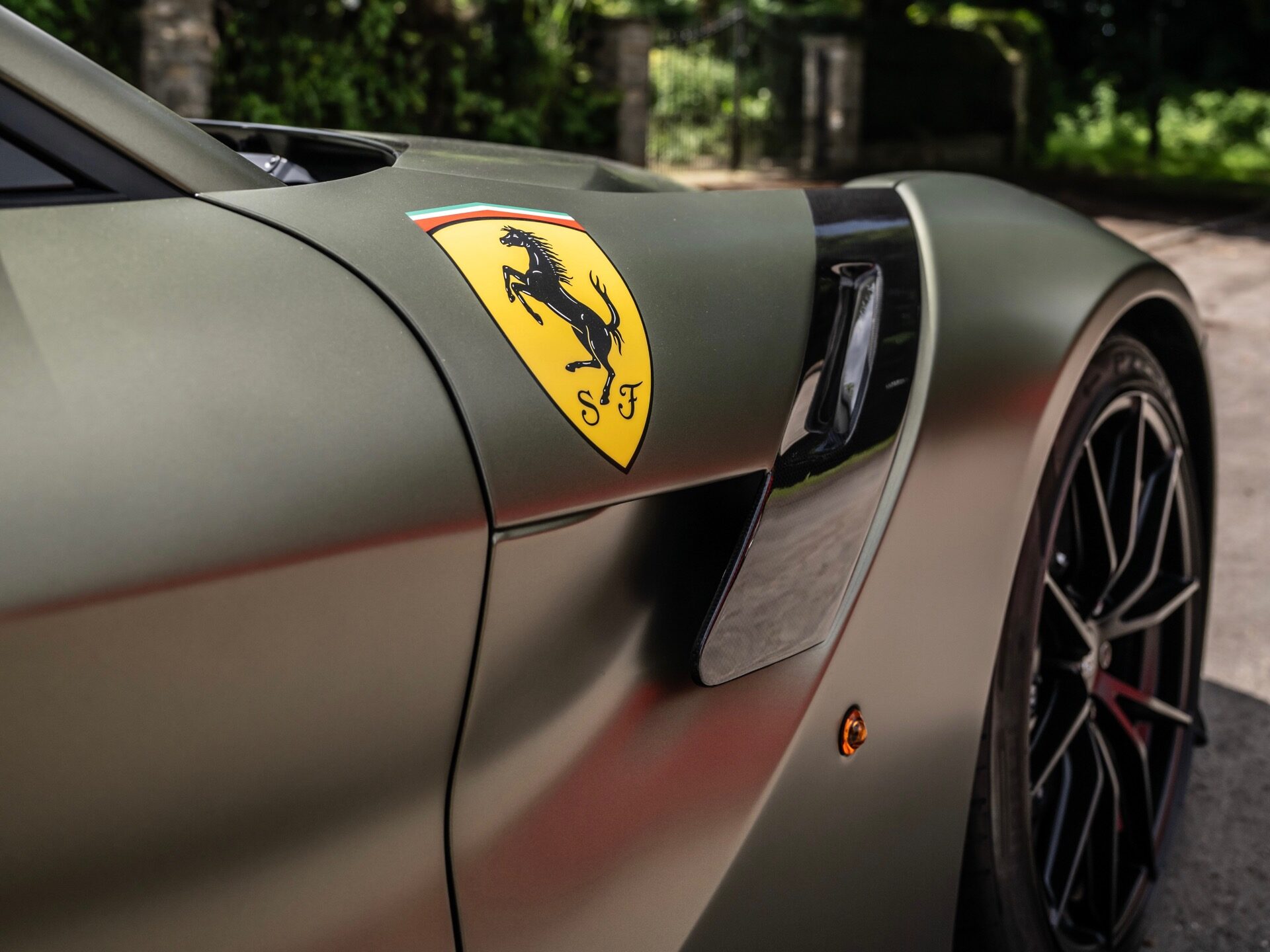 Used Ferrari F12 TDF 'Il Mostro' for sale | Verde Masoni Matte