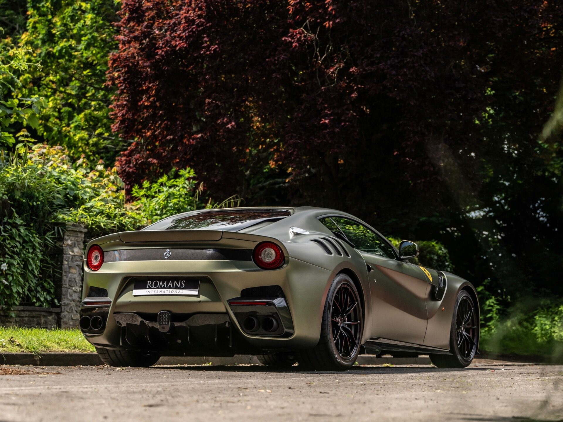 Used Ferrari F12 TDF 'Il Mostro' for sale | Verde Masoni Matte