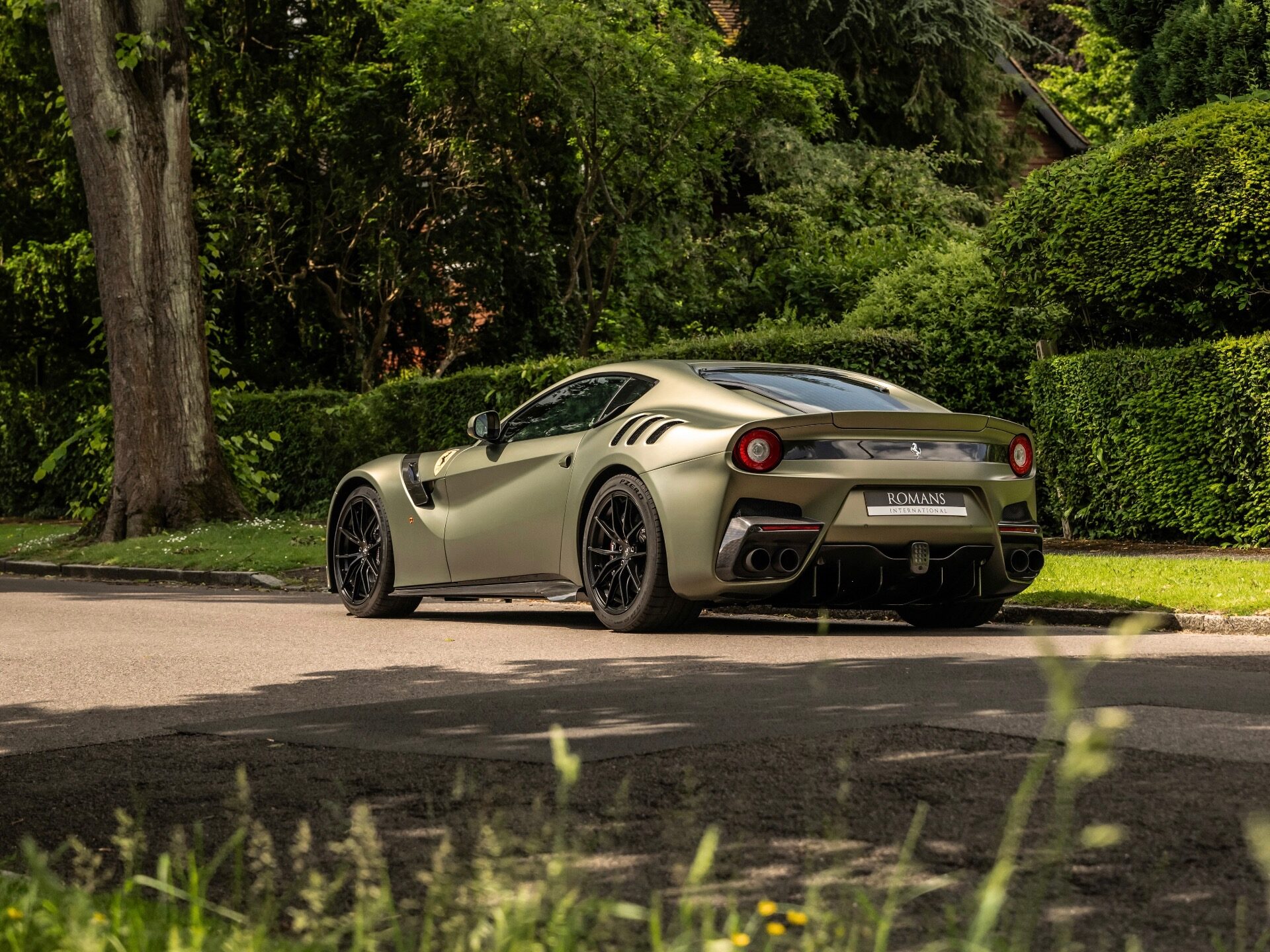 Used Ferrari F12 TDF 'Il Mostro' for sale | Verde Masoni Matte