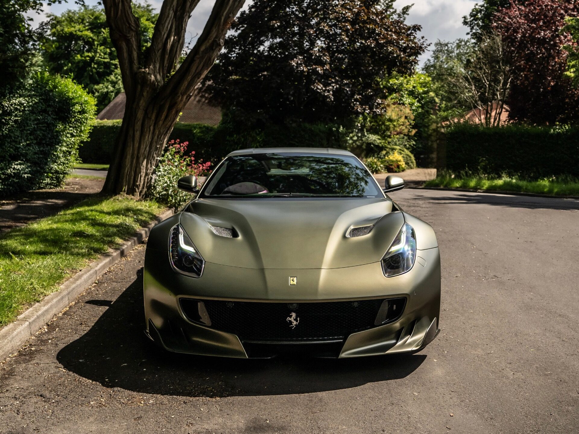 Used Ferrari F12 TDF 'Il Mostro' for sale | Verde Masoni Matte