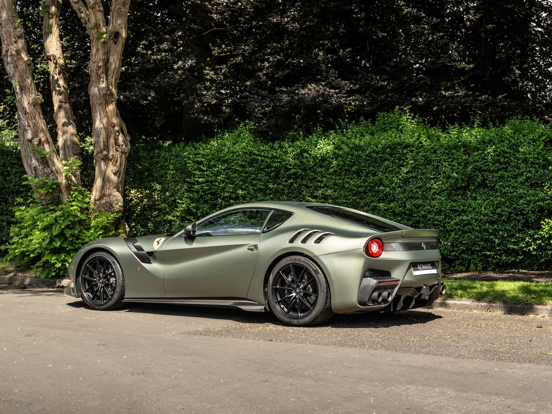 Used Ferrari F12 TDF 'Il Mostro' for sale | Verde Masoni Matte