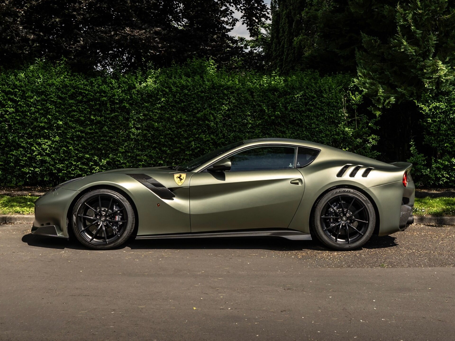 Used Ferrari F12 TDF 'Il Mostro' for sale | Verde Masoni Matte