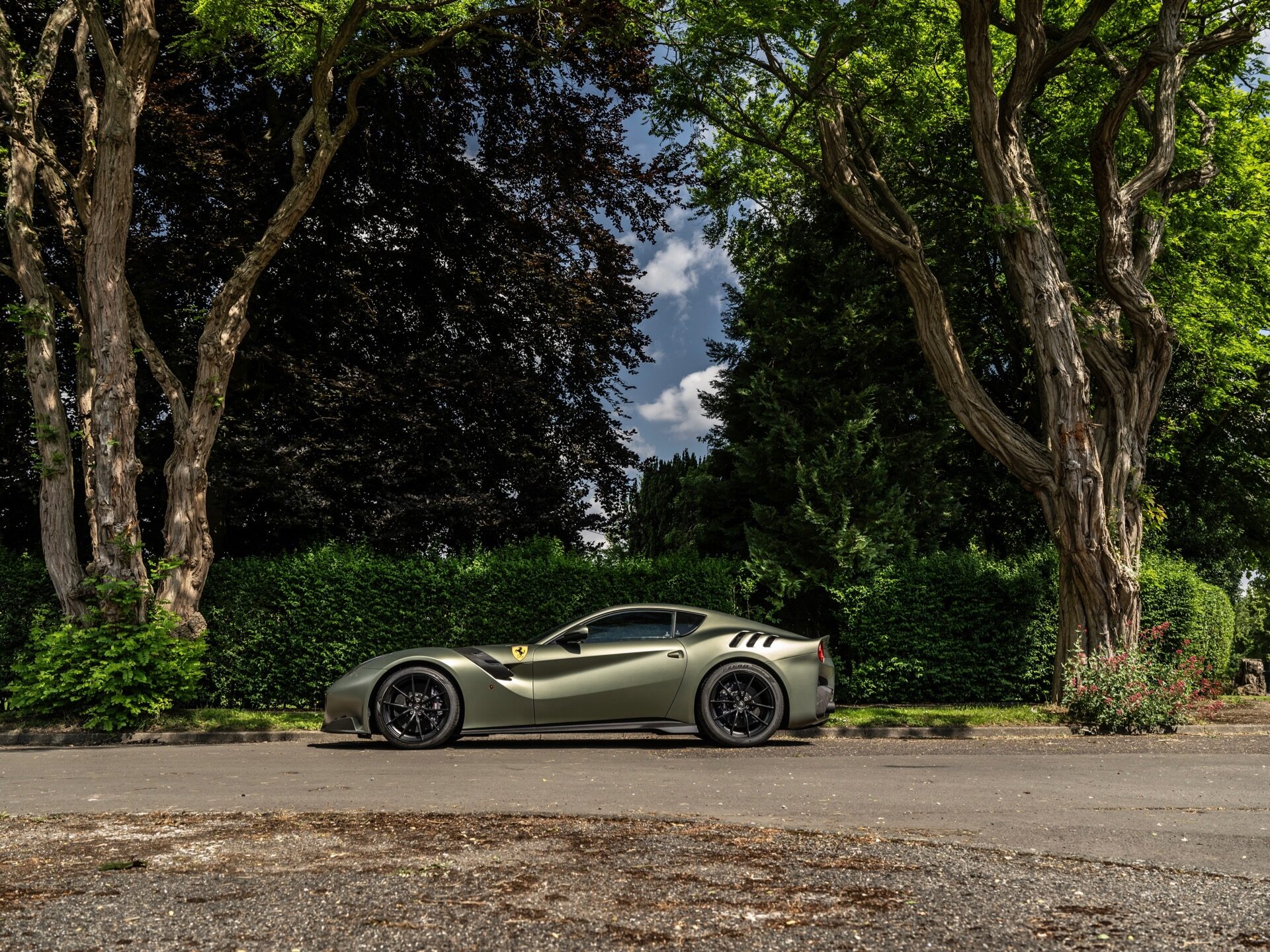 Used Ferrari F12 TDF 'Il Mostro' for sale | Verde Masoni Matte