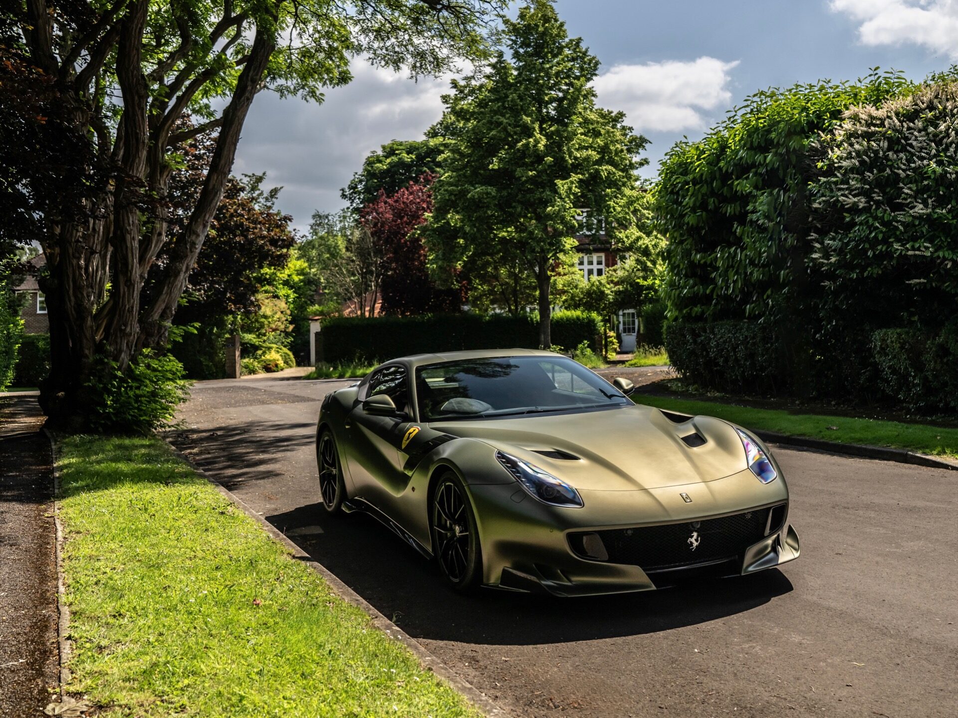 Used Ferrari F12 TDF 'Il Mostro' for sale | Verde Masoni Matte