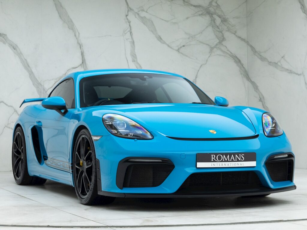 Used Porsche 718 Cayman GT4 for sale | Miami Blue
