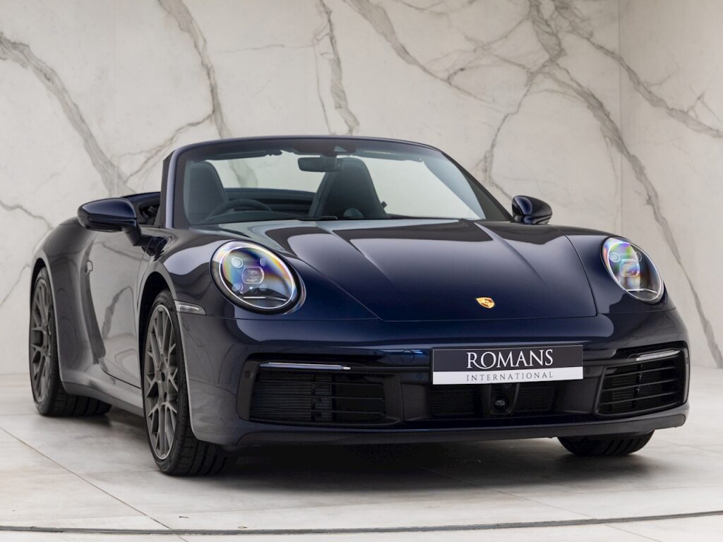 Used Porsche 911 (992) Carrera 4S Cabriolet for sale | Night Blue Metallic