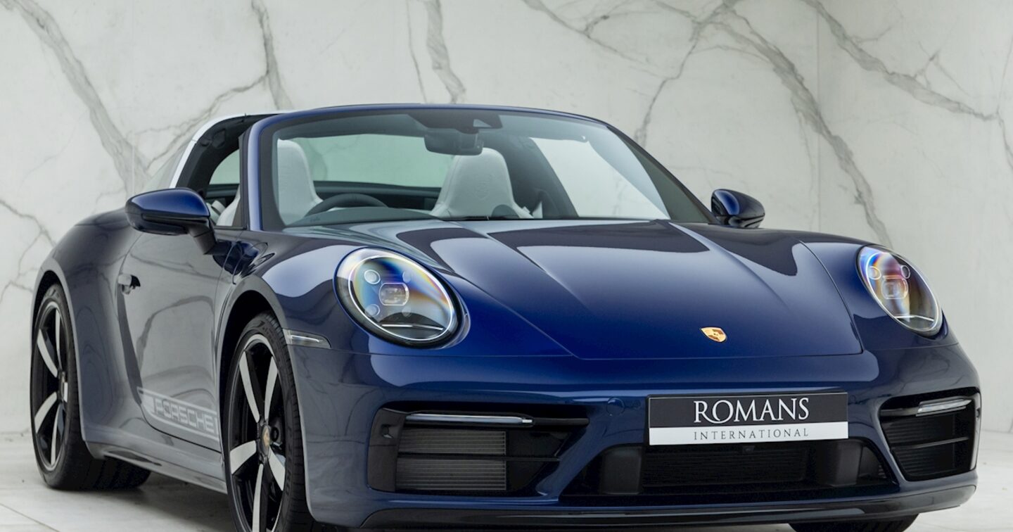 Used Porsche 911 (992) Targa 4S for sale | Gentian Blue Metallic