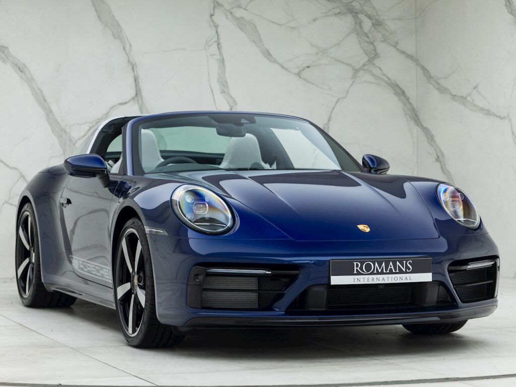 Used Porsche 911 (992) Targa 4S for sale | Gentian Blue Metallic