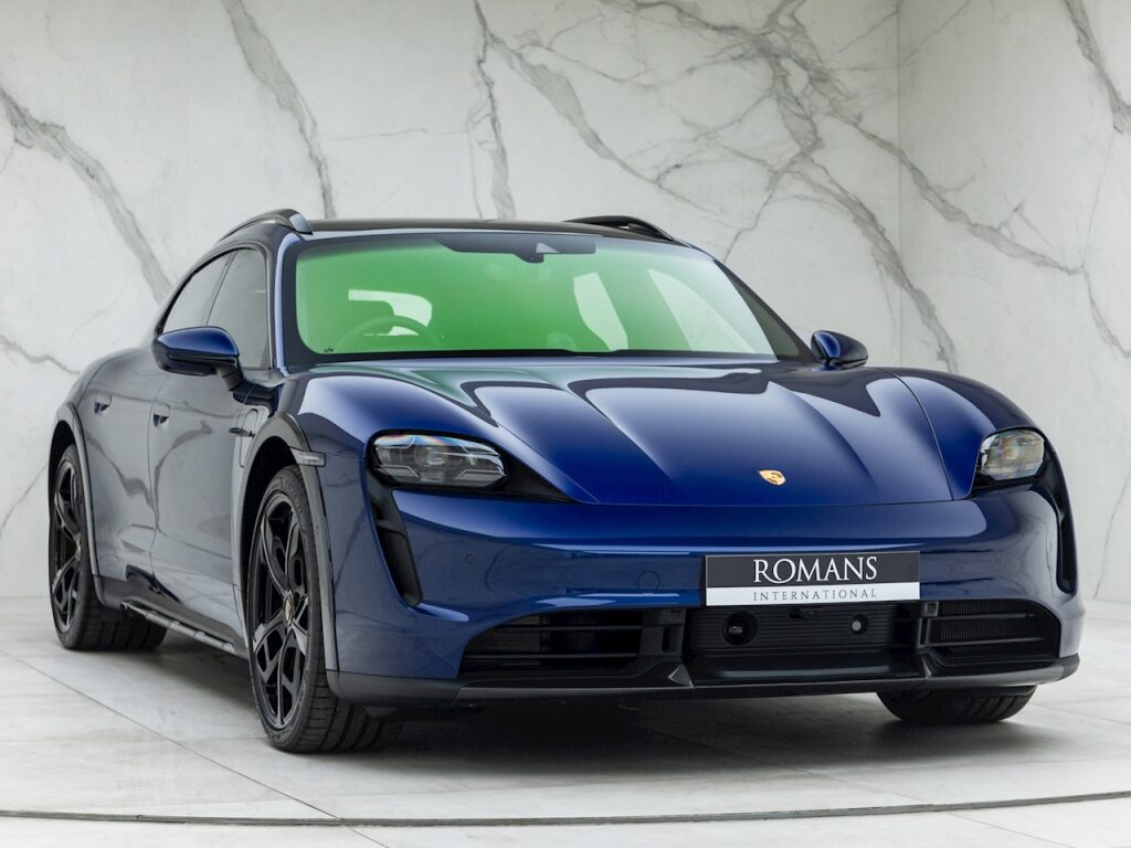 Used Porsche Taycan Turbo S Cross Turismo for sale | Gentian Blue Metallic