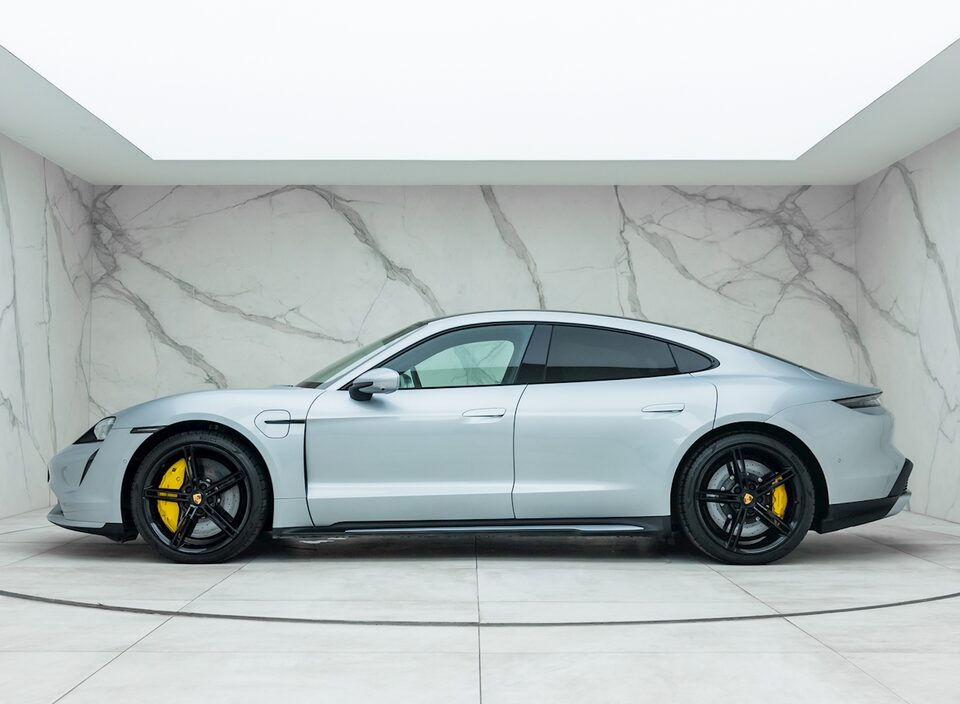Used Porsche Taycan Turbo for sale | Dolomite Silver