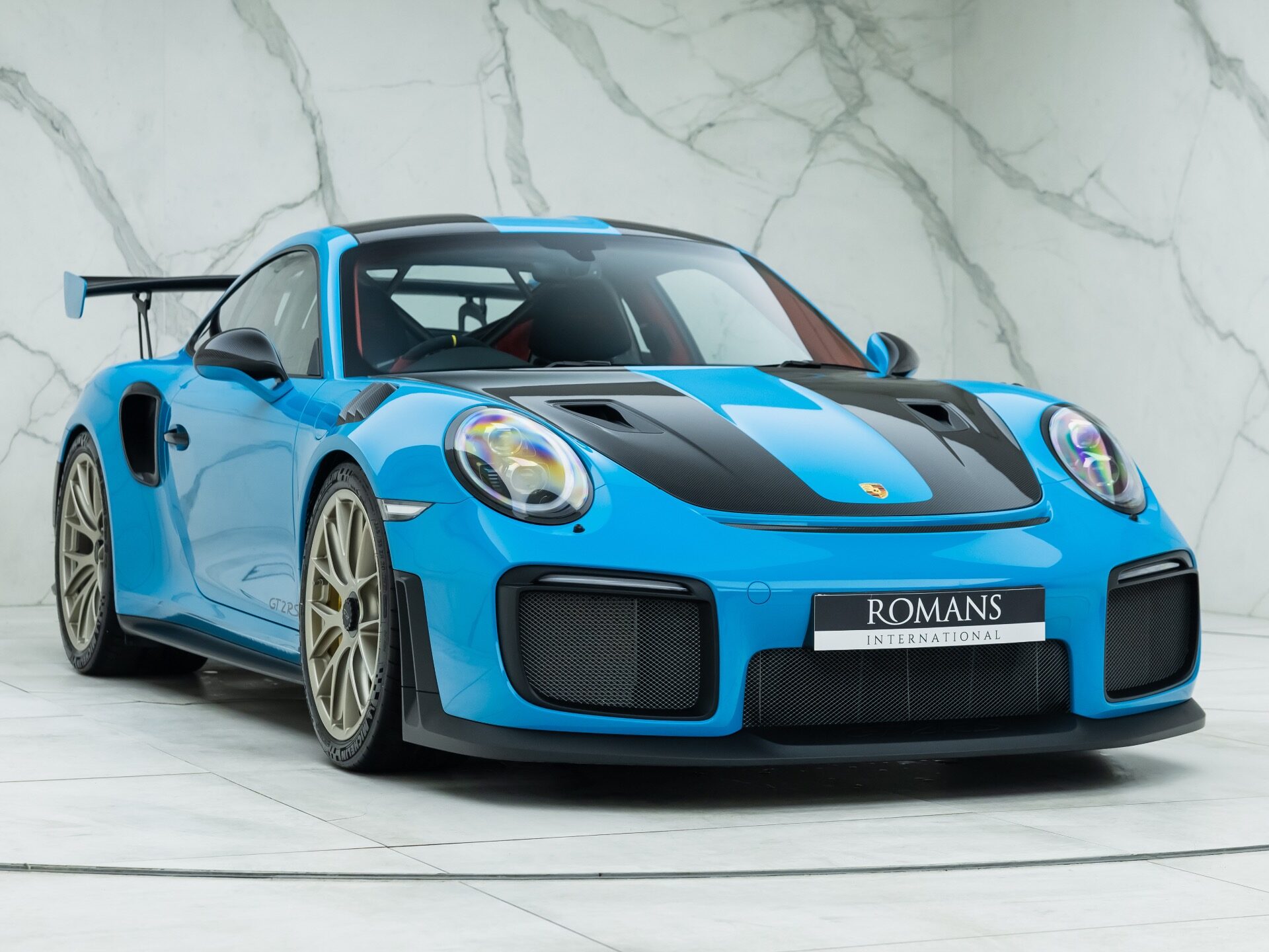 Used Porsche 911 GT2 RS Weissach (991) for sale | Miami Blue