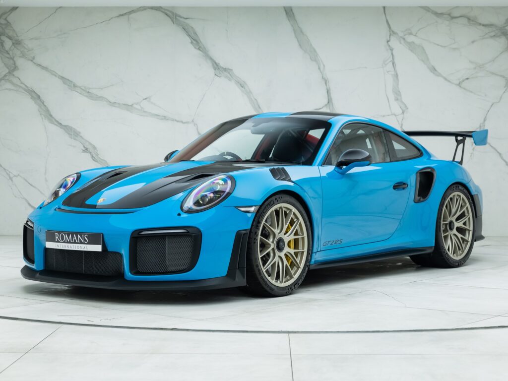 Used Porsche 911 GT2 RS Weissach (991) for sale | Miami Blue