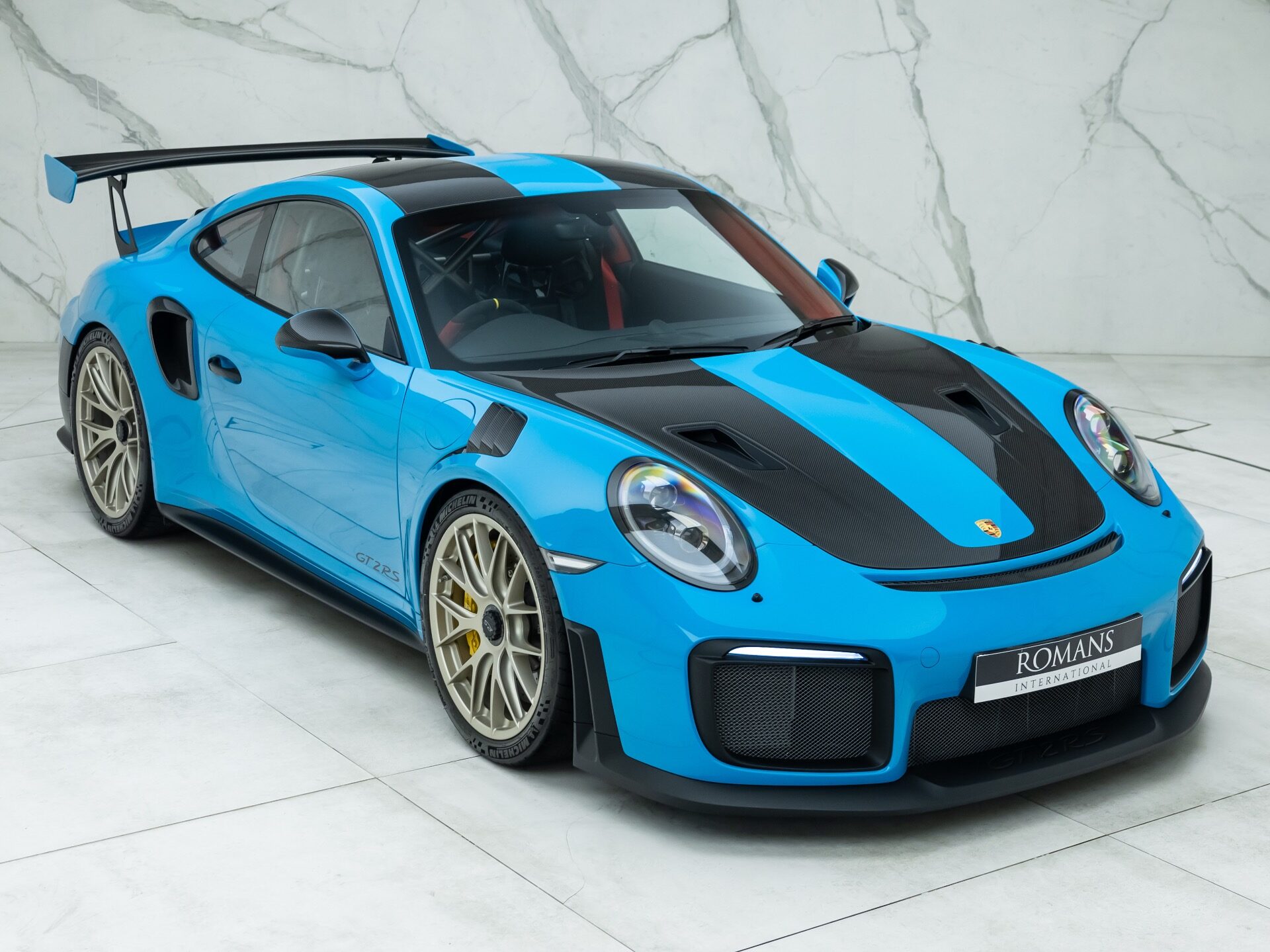 Used Porsche 911 GT2 RS Weissach (991) for sale | Miami Blue