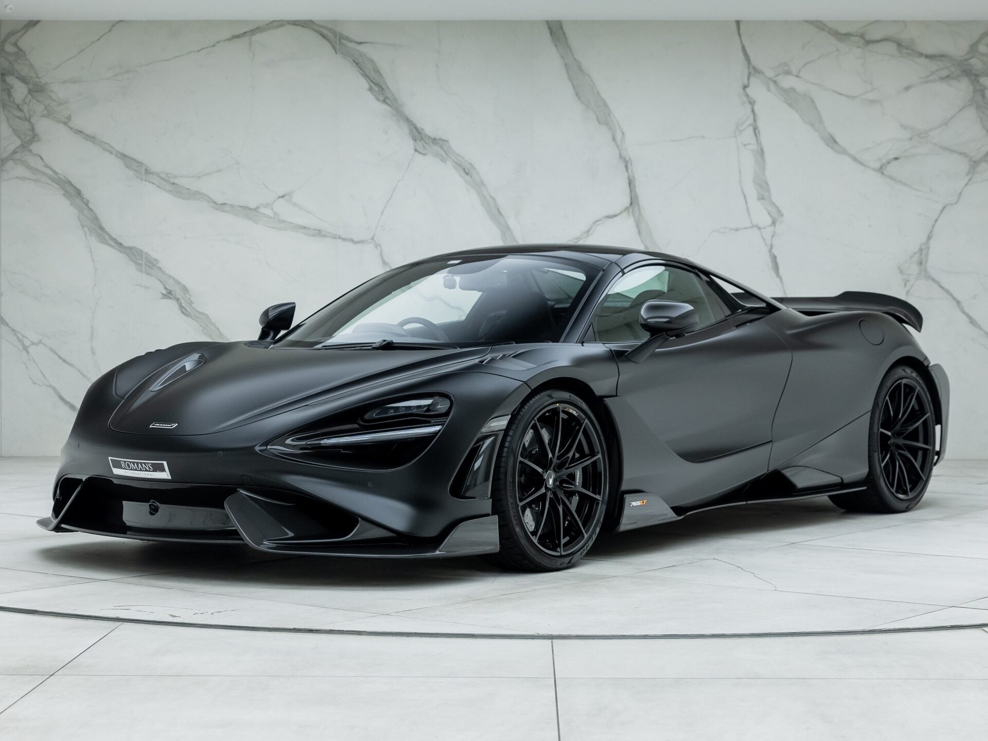 Used McLaren 765LT Spider for sale | Onyx Black Metallic (Satin PPF)