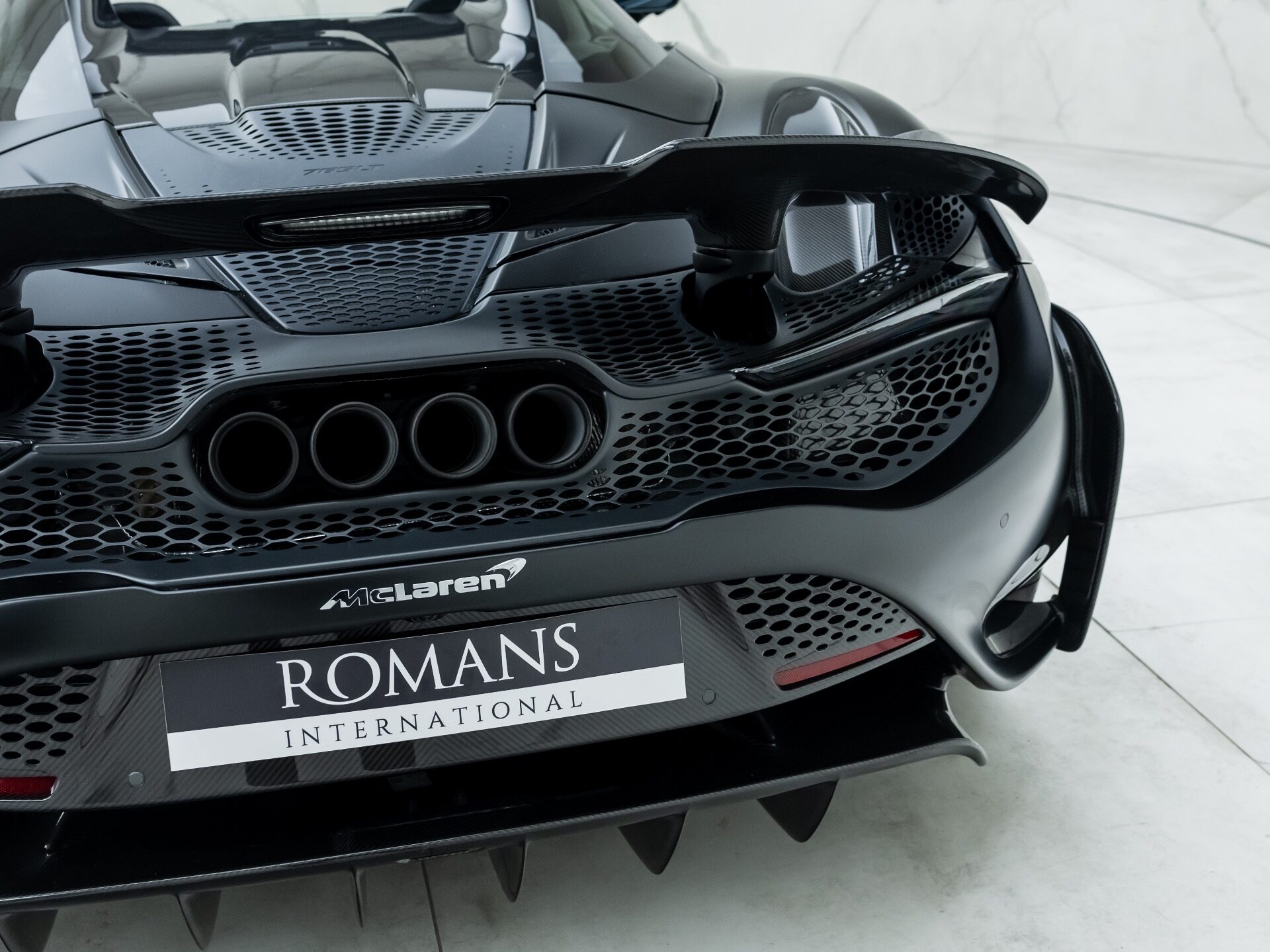 Used McLaren 765LT Spider for sale | Onyx Black Metallic (Satin PPF)