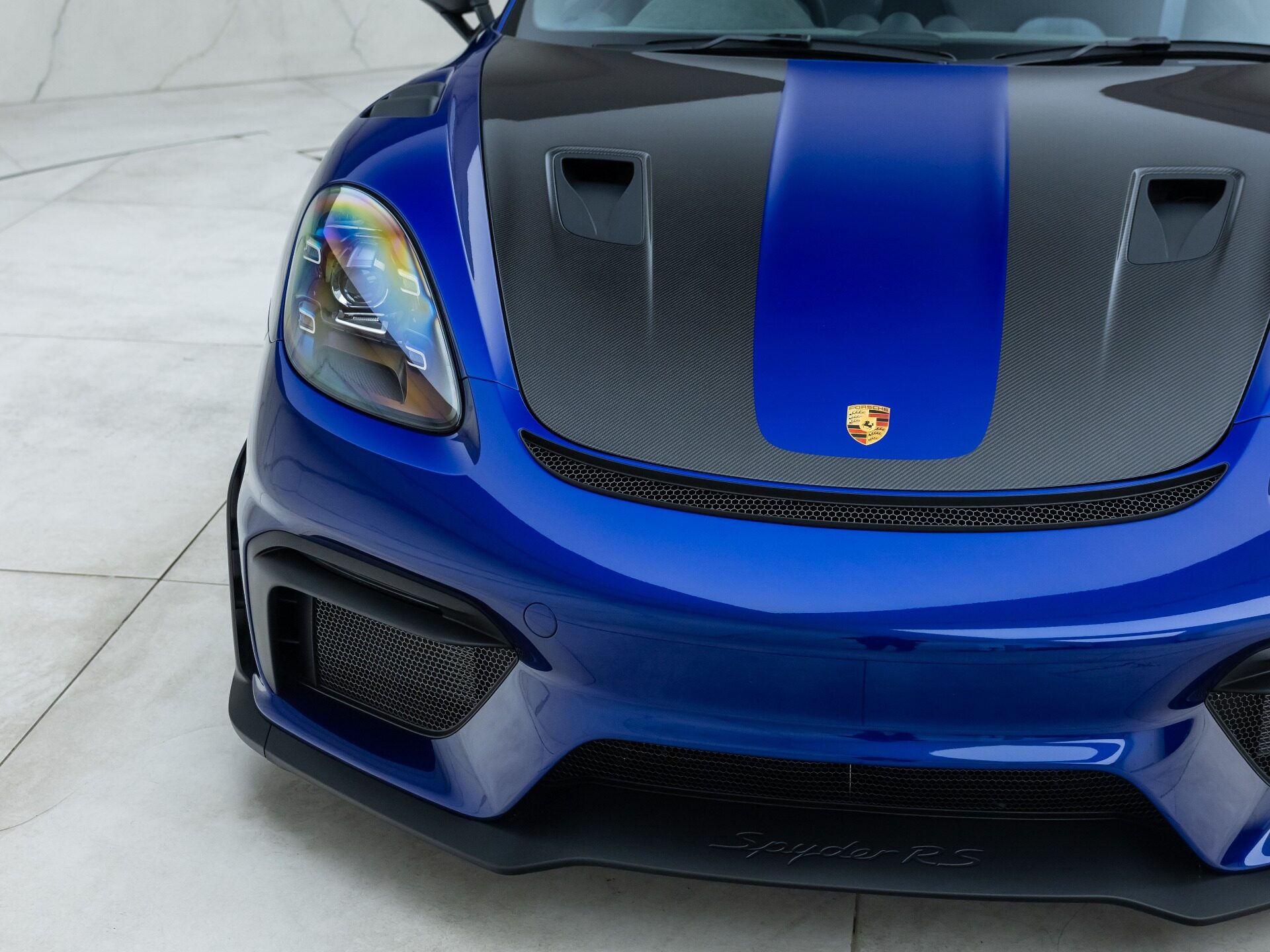 Used Porsche 718 Spyder RS for sale | PTS San Marino Blue Metallic