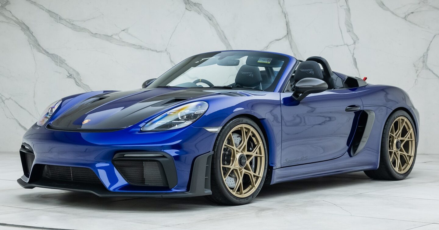 Used Porsche 718 Spyder RS for sale | PTS San Marino Blue Metallic