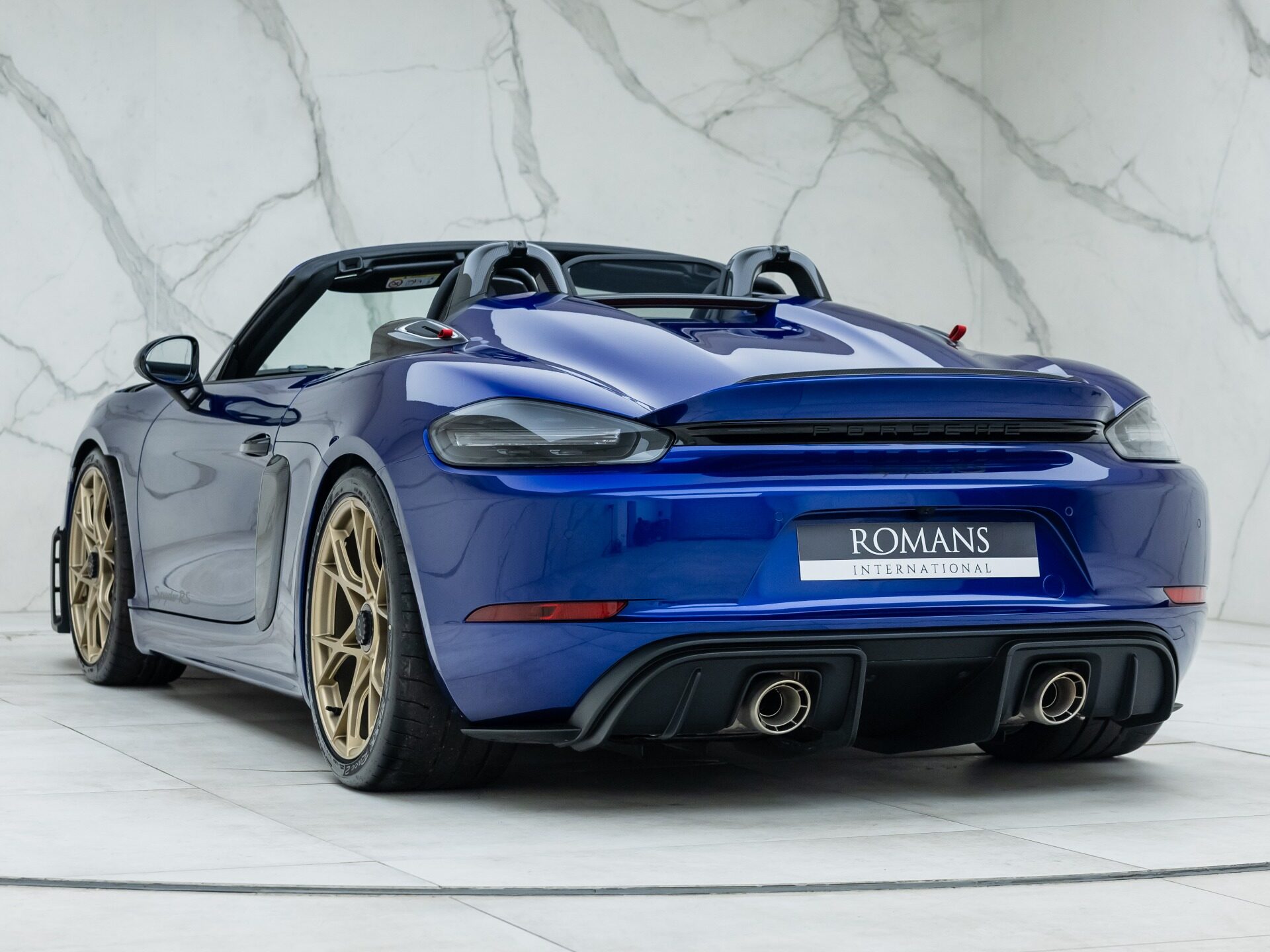 Used Porsche 718 Spyder RS for sale | PTS San Marino Blue Metallic