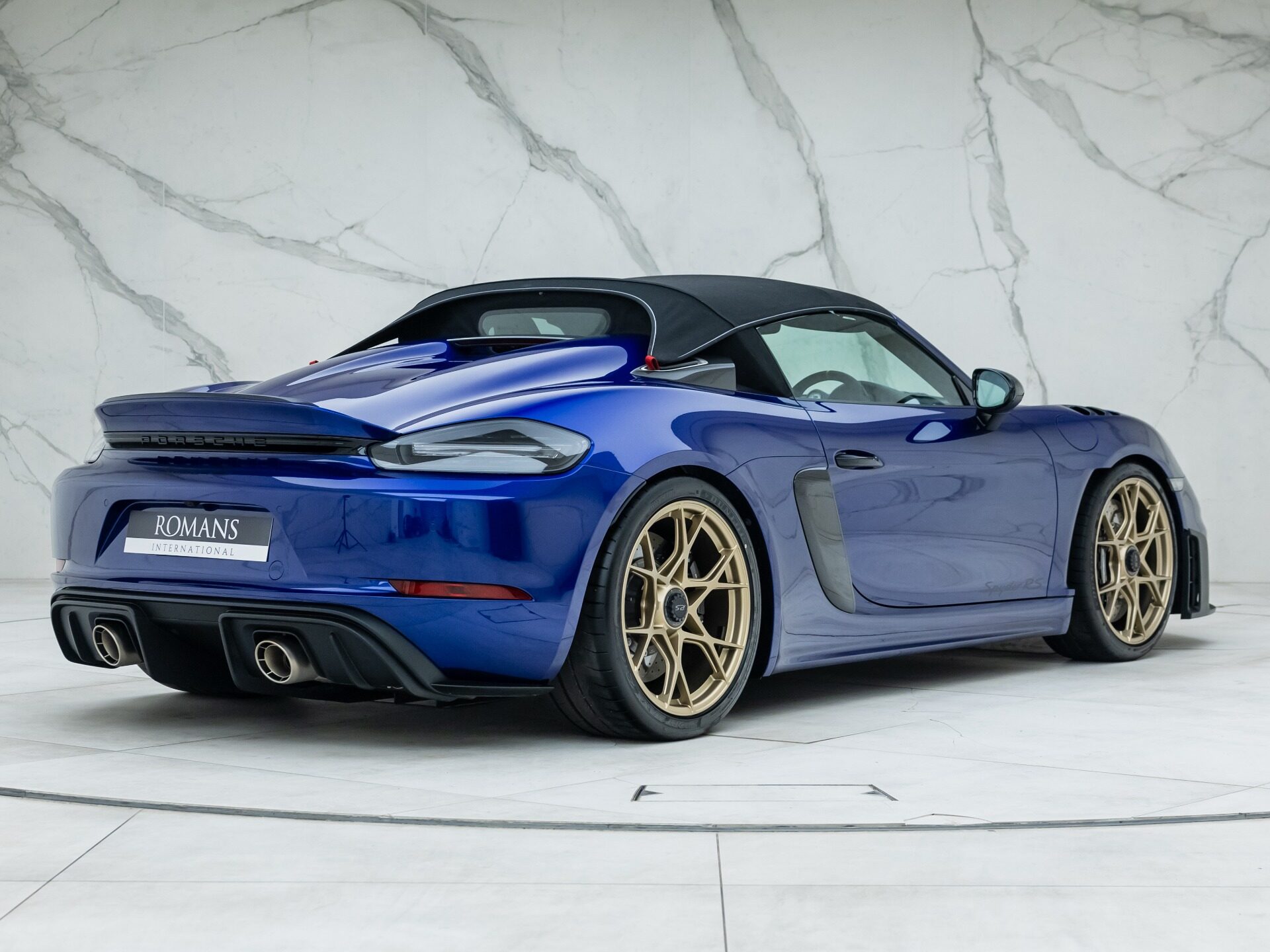 Used Porsche 718 Spyder RS for sale | PTS San Marino Blue Metallic