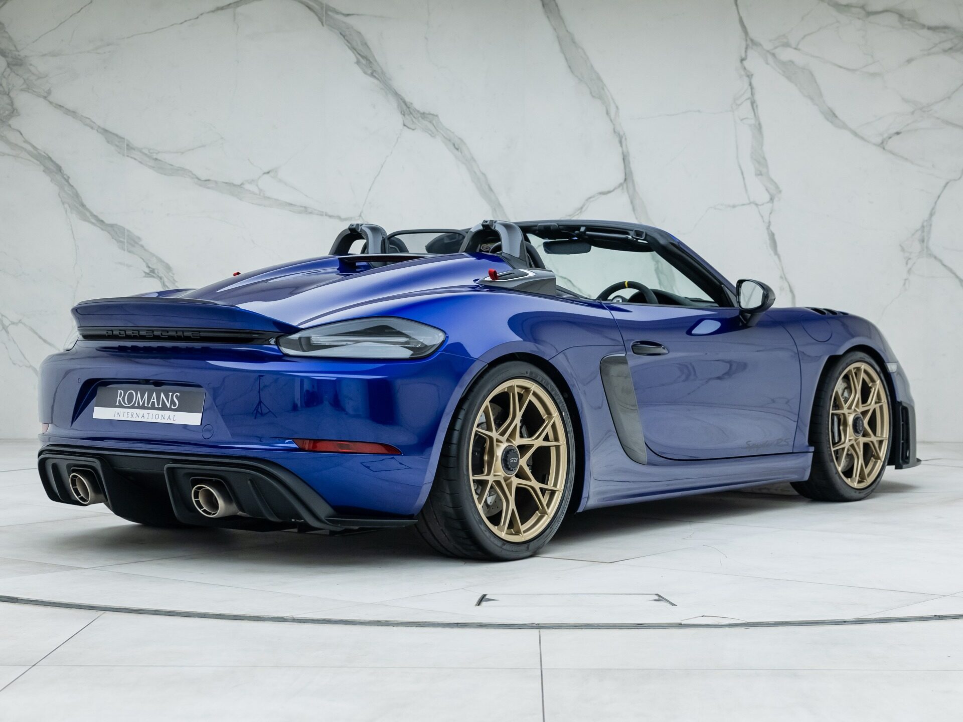 Used Porsche 718 Spyder RS for sale | PTS San Marino Blue Metallic