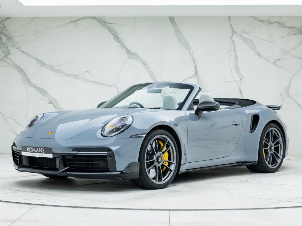 Used Porsche 911 Turbo S Cabriolet (992) for sale | Arctic Grey