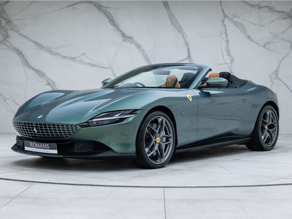 Used Ferrari Roma SPIDER for sale | Verde Minerale Metallic