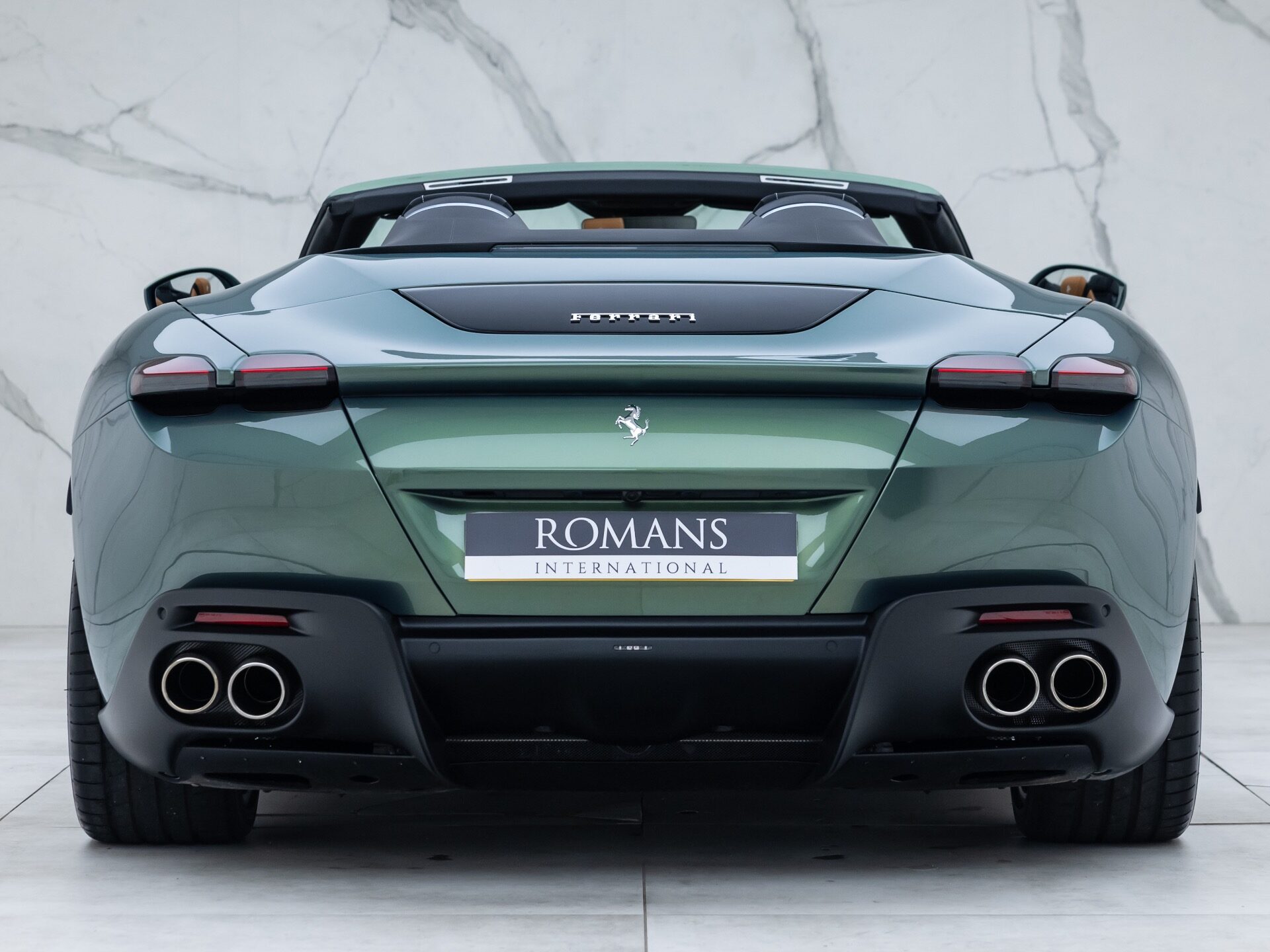 Used Ferrari Roma SPIDER for sale | Verde Minerale Metallic