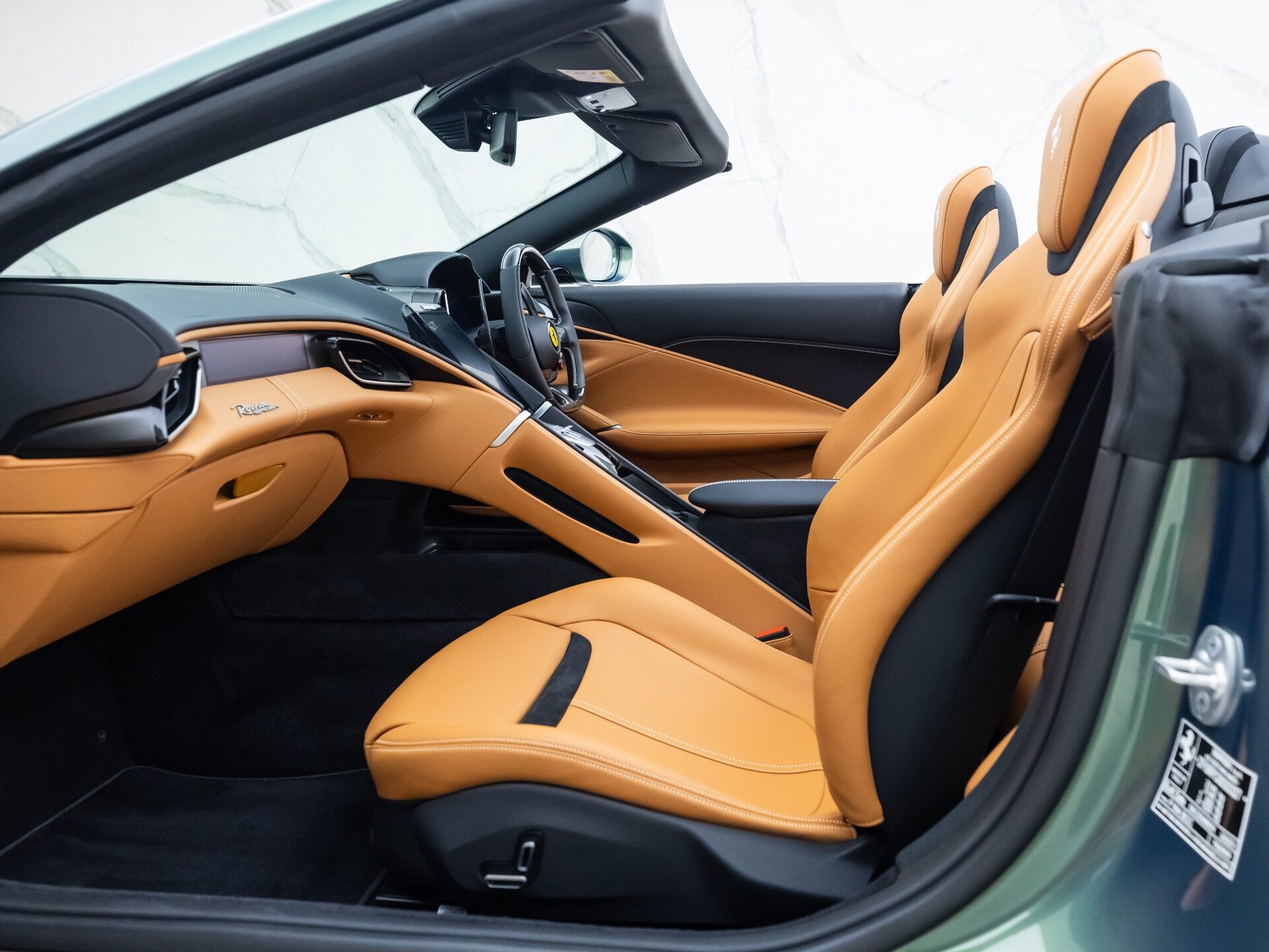 Used Ferrari Roma SPIDER for sale | Verde Minerale Metallic