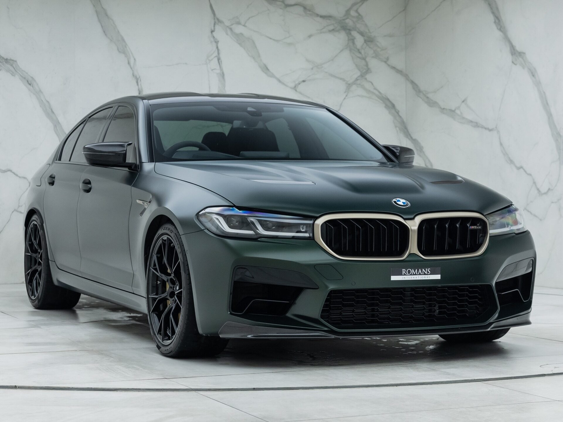 Used BMW M5 CS for sale | Individual Frozen Deep Green Metallic