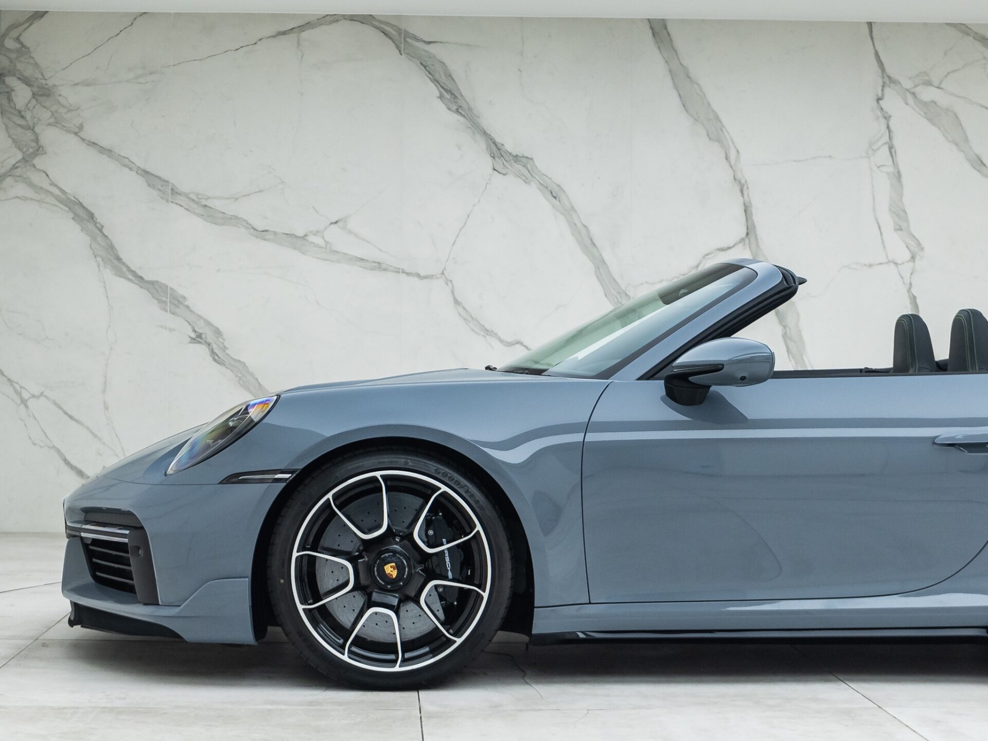 Used Porsche 911 Turbo S CABRIOLET (992) for sale | Arctic Grey