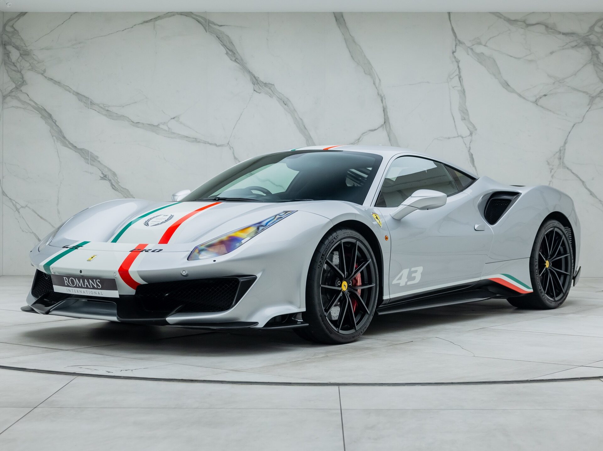 Used Ferrari 488 Pista Piloti for sale | Argento Nurburgring