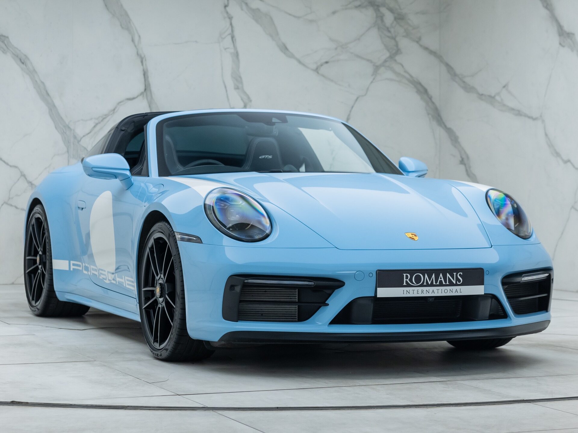 Used Porsche 911 Targa 4 GTS (992) for sale | PTS Gulf Blue