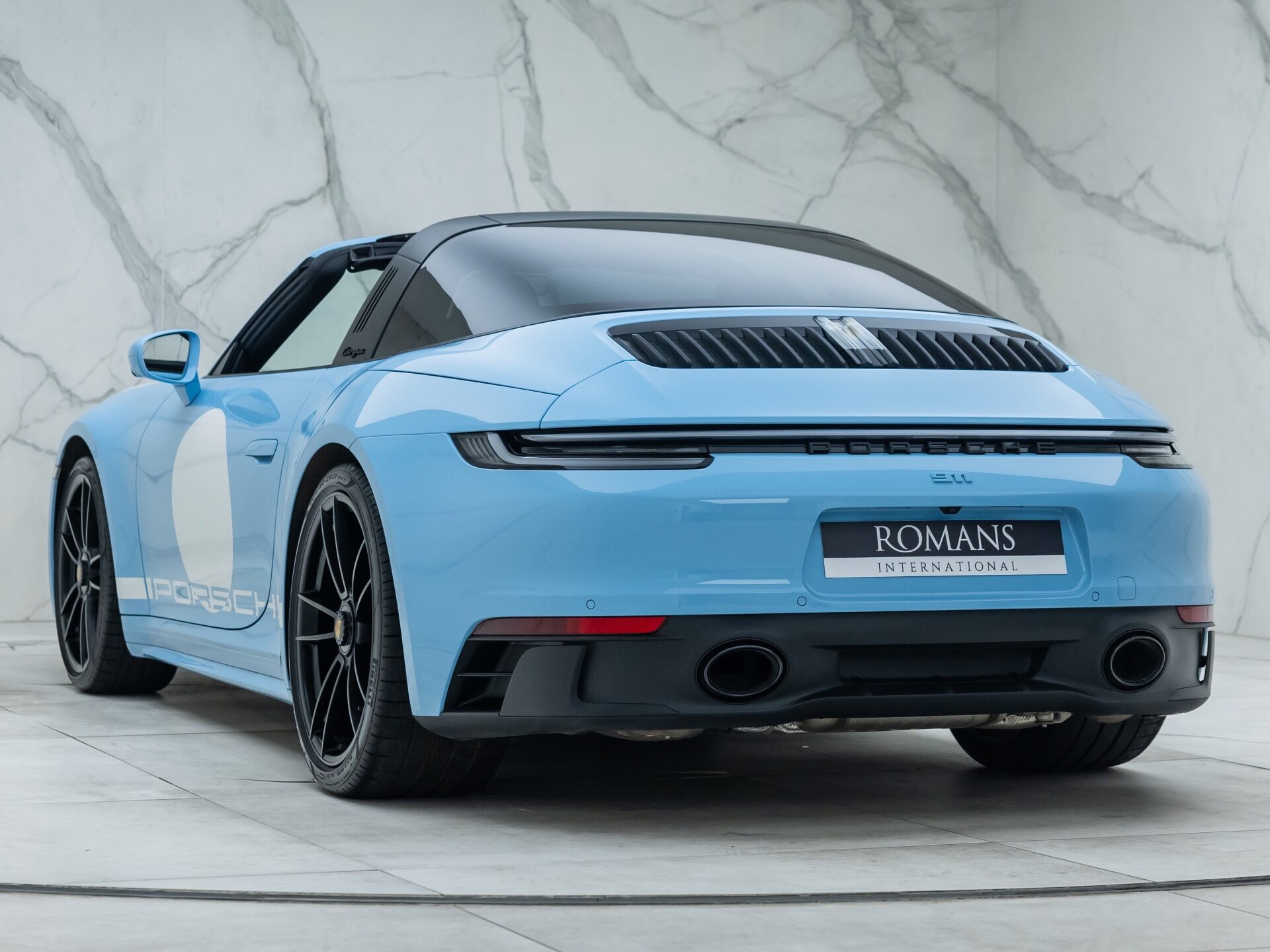 Used Porsche 911 Targa 4 GTS (992) for sale | PTS Gulf Blue