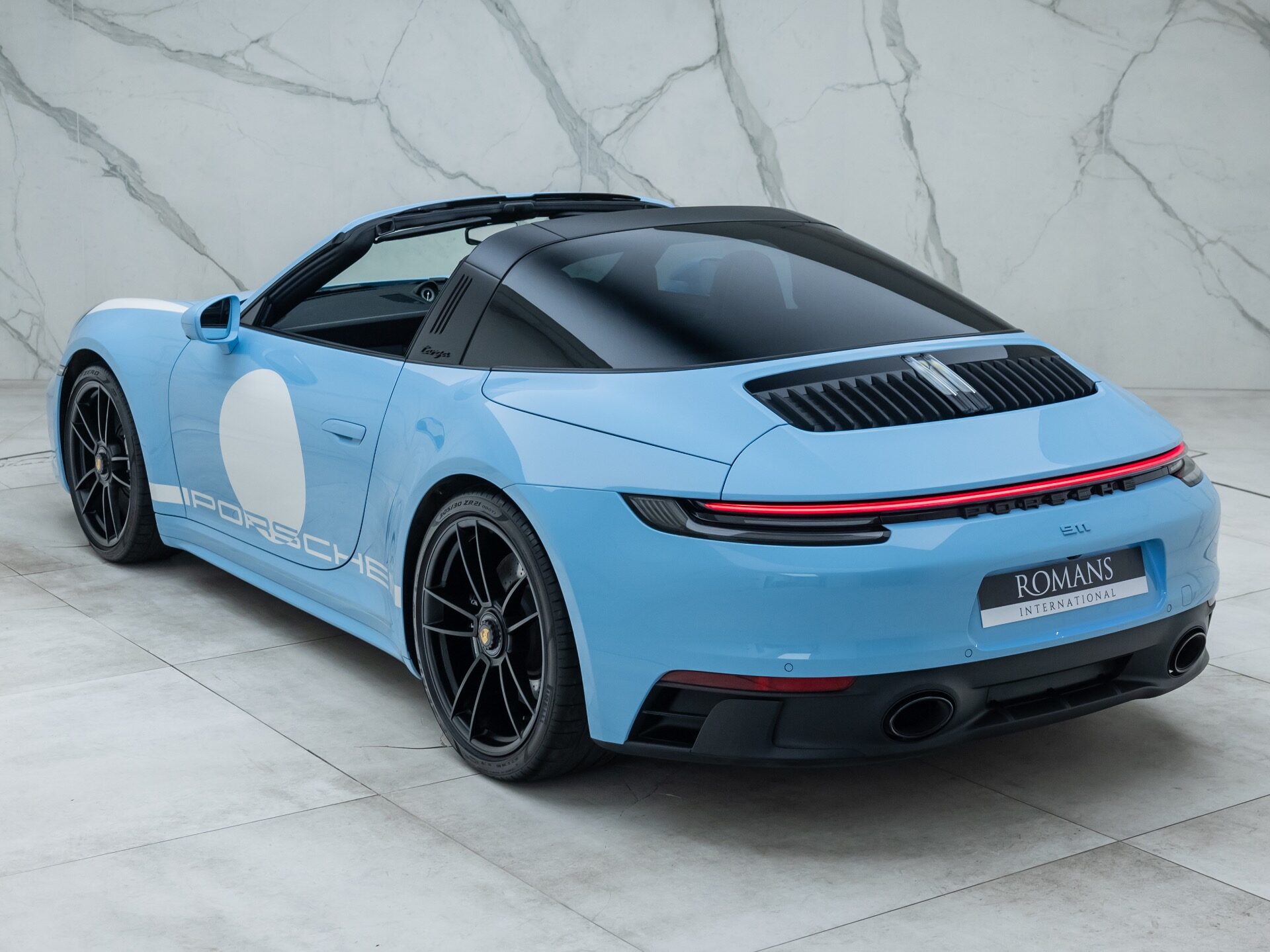 Used Porsche 911 Targa 4 GTS (992) for sale | PTS Gulf Blue
