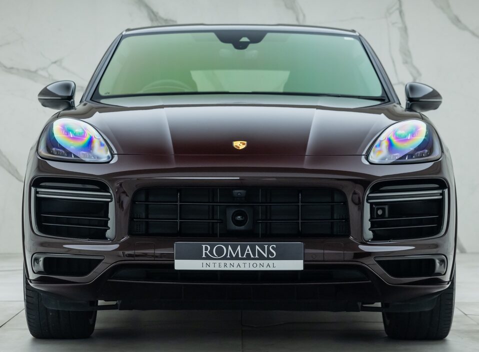 Used Porsche Cayenne TURBO S E-Hybrid Coupe for sale | PTS Seville Red