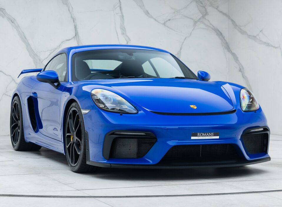 Used Porsche Cayman GT4 (718) for sale | PTS Nogaro Blue Metallic