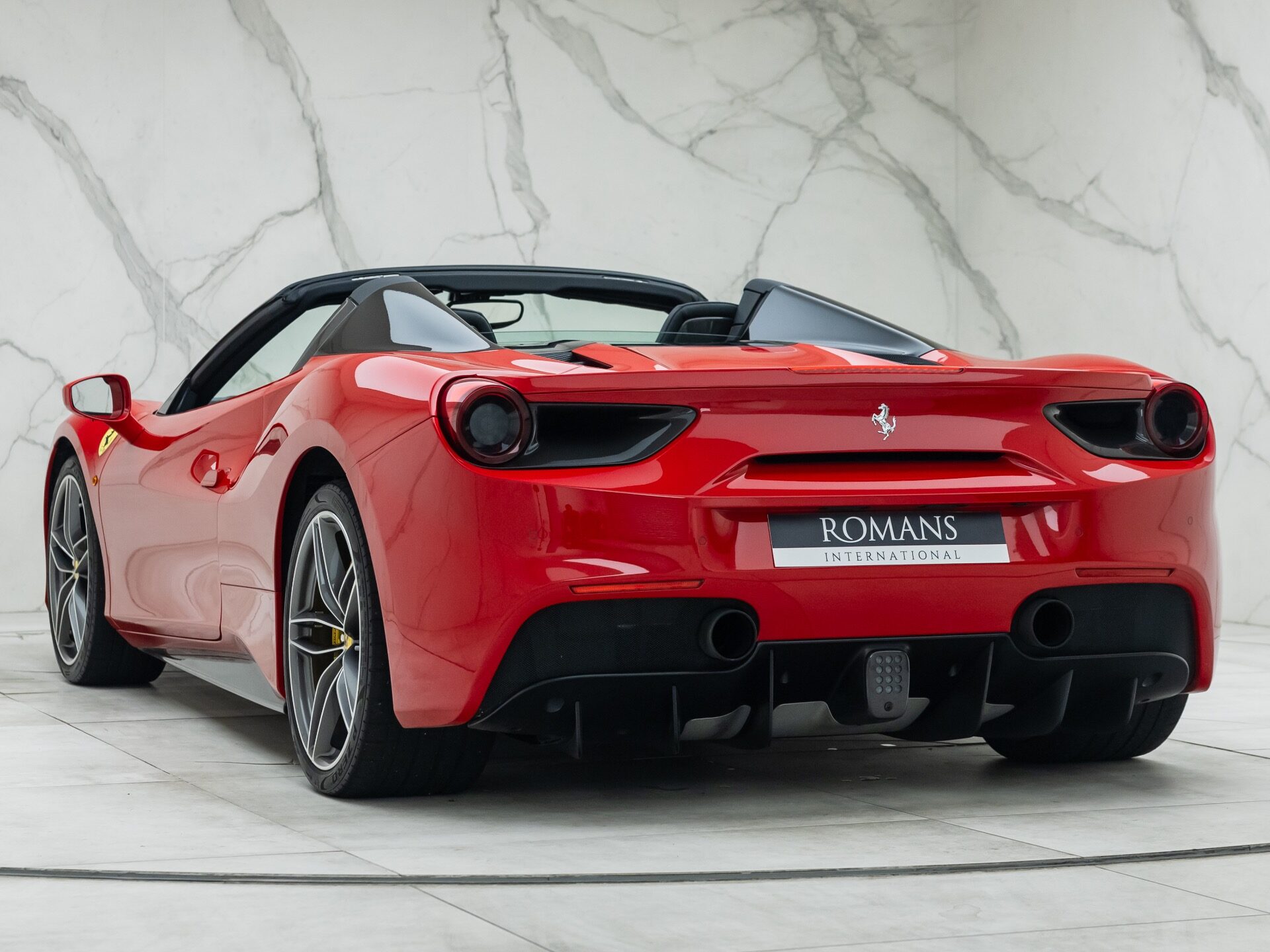 Used Ferrari 488 SPIDER for sale | Rosso Corsa Metallic